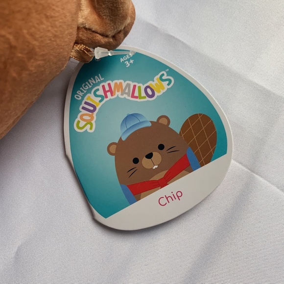 Squishmallows | Toys | Squishmallows Chip The Beaver 8 Inch | Poshmark
